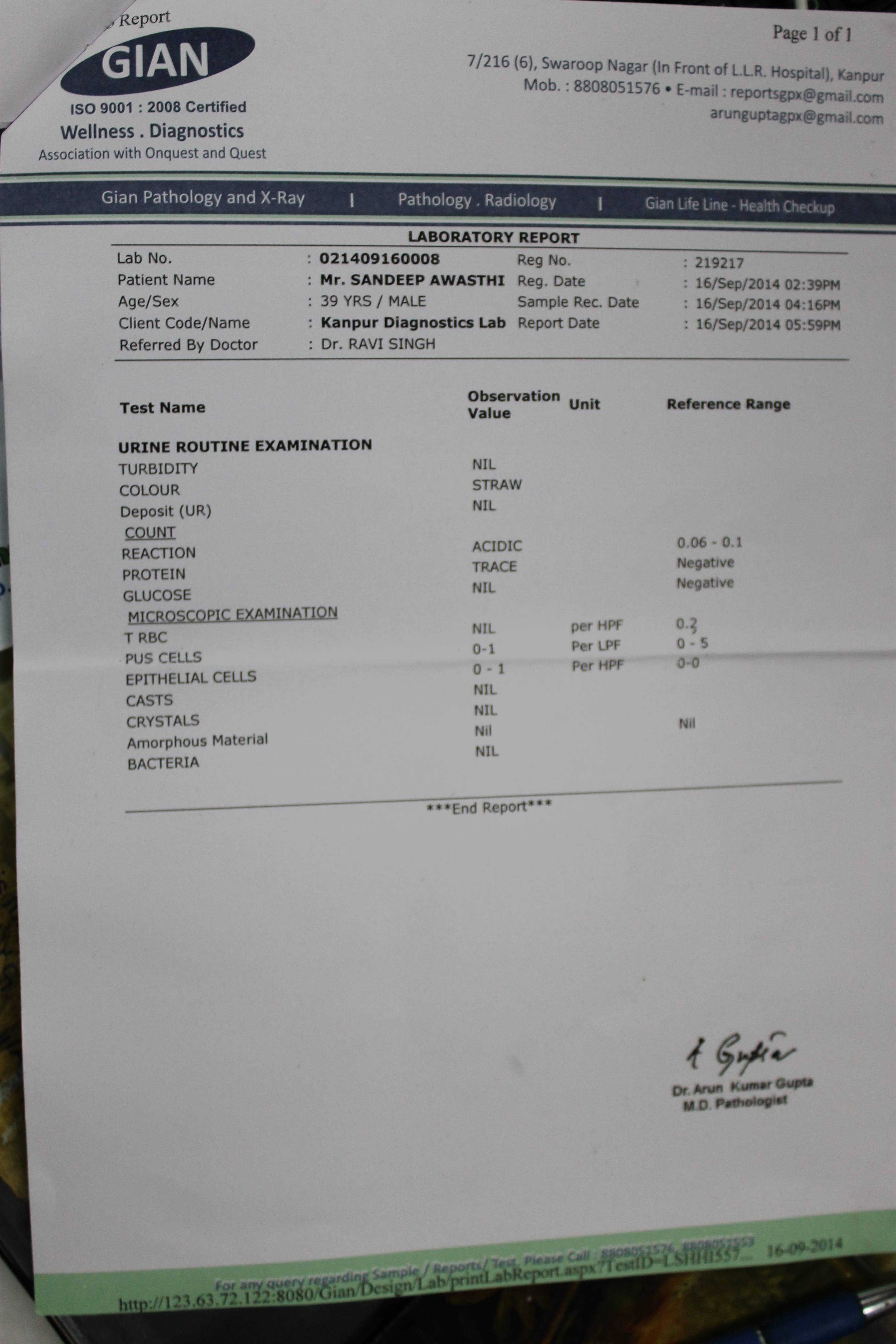 Chyluria patient cured in a year without any recurrence | Case Study